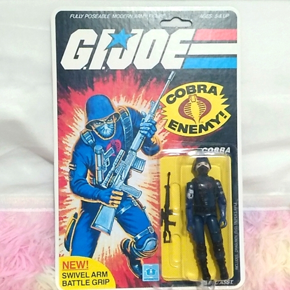 Hasbro | Toys | 983 Vintage Gi Joe Cobra Enemy Swivel Arm Battle Grip W ...